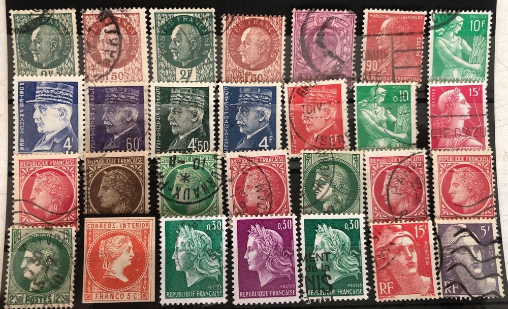 FRANKREICH MARKEN GESTEMPELT Lieferung Mit Einsteckkarte (Gebraucht) in Aarau für CHF 1 – mit ...