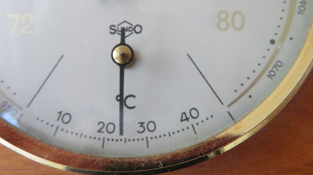 Barometer Marke Sundo West Germany Vintage mit Temperaturanz | Kaufen ...