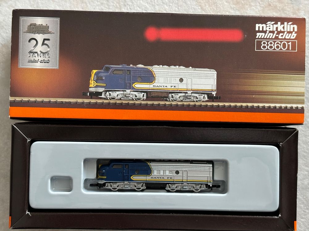 Marklin Z 88601 Diesellok Santa Fe F7 (Neu (gemäss Beschreibung)) in ...