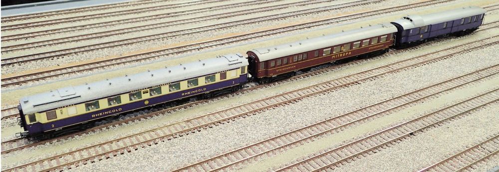 Liliput H0 - DRG - RHEINGOLD - 3 Pers'Wagen | Kaufen auf Ricardo