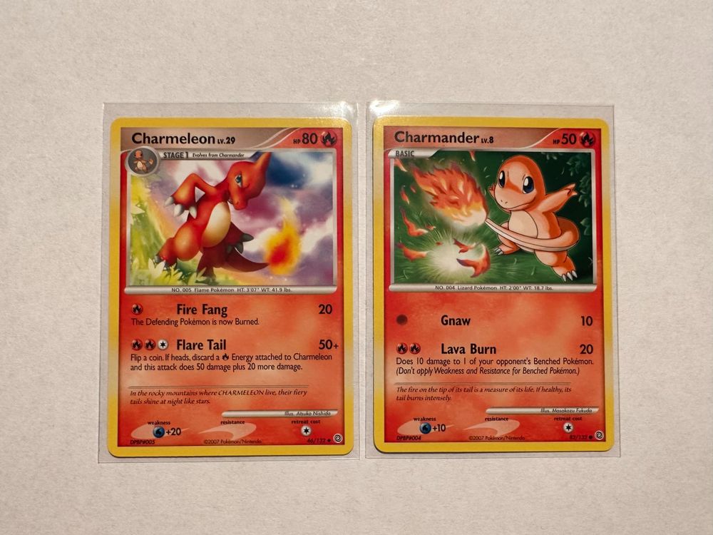 Charmander & Charmeleon Set EN | Kaufen auf Ricardo