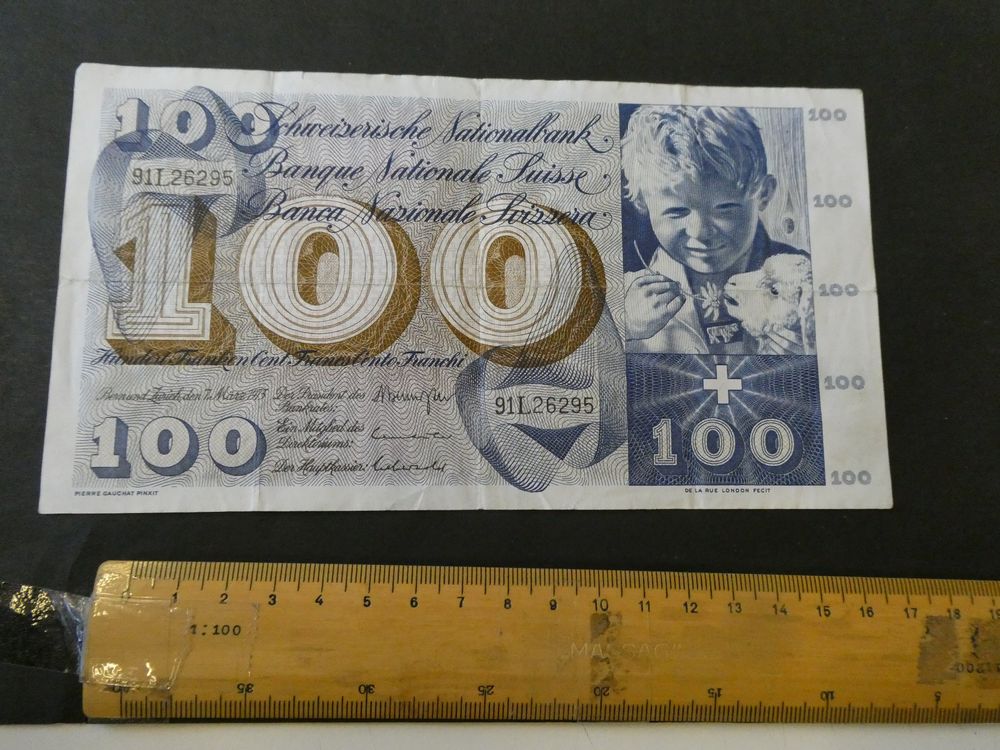 Schweiz 1973, 100 Franken | Kaufen auf Ricardo