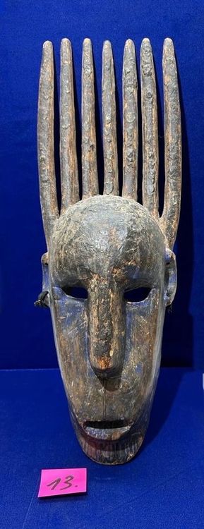 Afrikanische alte getanzte Mtomo Bamana Maske | Kaufen auf Ricardo