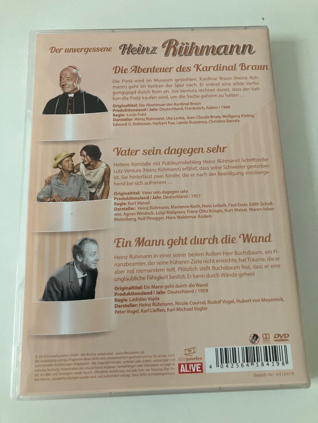 HEINZ RÜHMANN - DREI SEINER SCHÖNSTEN KOMÖDIEN (3 DVDs) (Gebraucht) in ...