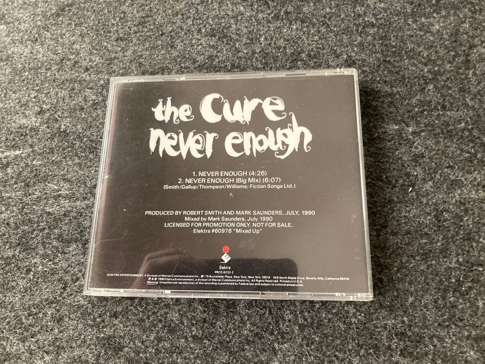 The Cure - Never Enough ***Promo US*** (D'occasion) à Fribourg pour CHF ...