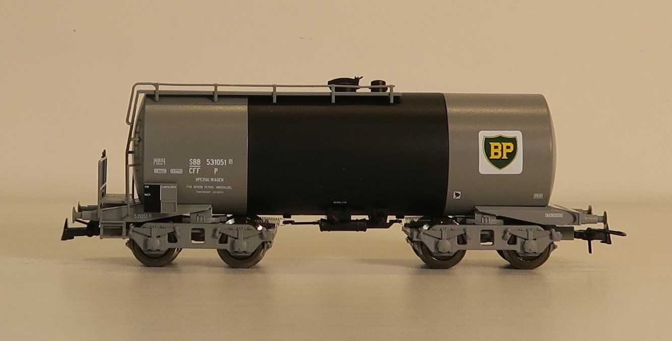 Roco 76824, SBB Kesselwagen Zisterne BP, Epoche III, WS (Neu und ...