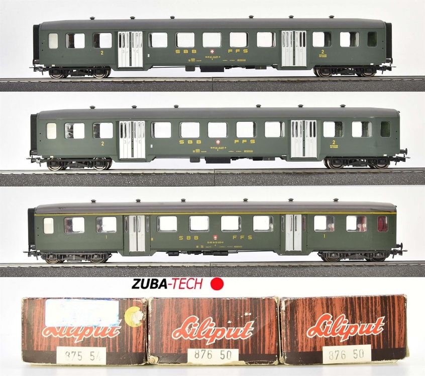 Liliput 3x Personenwagen SBB H0 GS OVP | Kaufen auf Ricardo