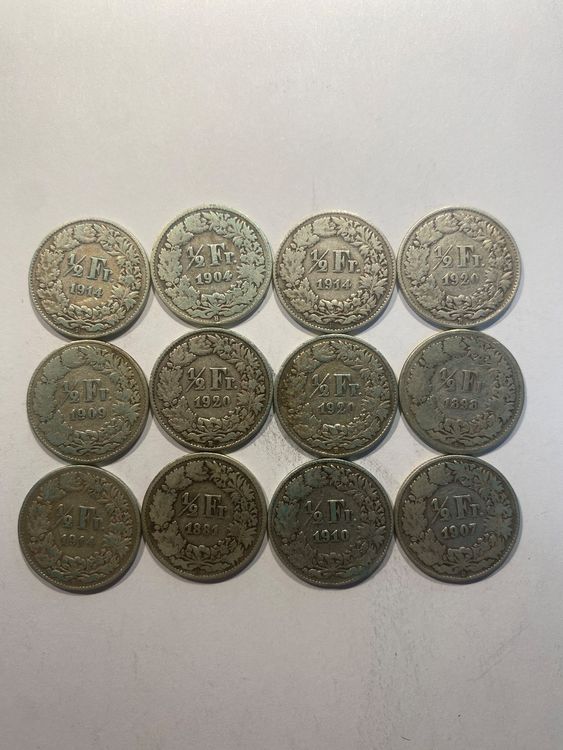 12 Stk 50 Rp Über 100 Jahre Alt (88) (Gebraucht) in Ballwil für CHF 17 – mit Lieferung auf ...