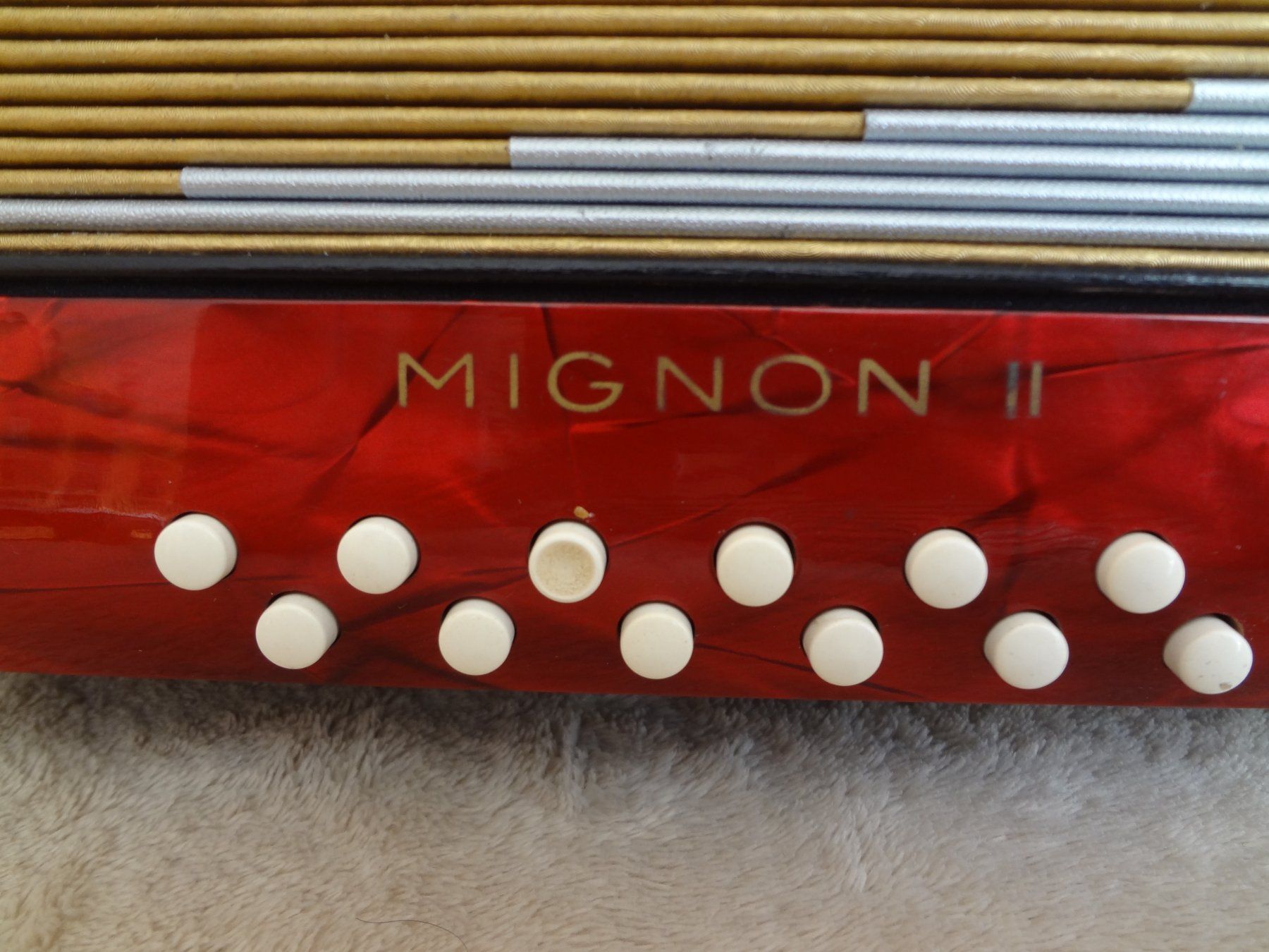 Petit accordéon Hohner Mignon II - Remis à neuf, avec housse (Gebraucht ...