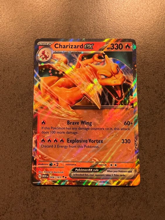 Pokemon 151 EN - Charizard ex 006 / 165 (Neu (gemäss Beschreibung)) in ...