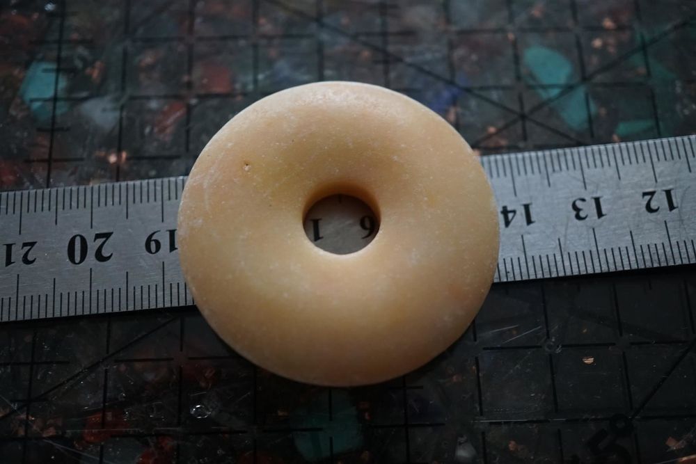 Pi Scheibe Calcit gelb Donut | Kaufen auf Ricardo