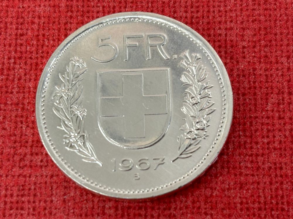 5 Franken 1967 Silber TOP | Kaufen auf Ricardo