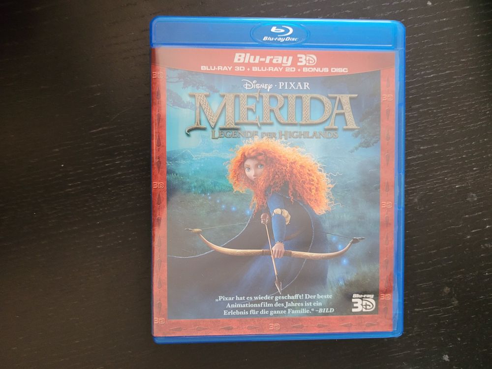 Merida 3D bluray disney pixar (Gebraucht) in Zollikerberg für CHF 4 ...