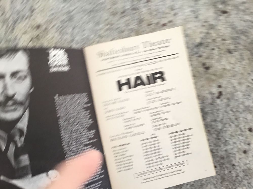 Original Programm vom Hair Musical London 1968/69 • Playbill | Kaufen ...