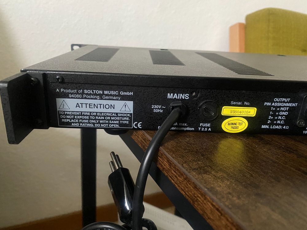 Power Verstärker, Amplifier Solton SPA 200 (Gebraucht) in Pieterlen für ...