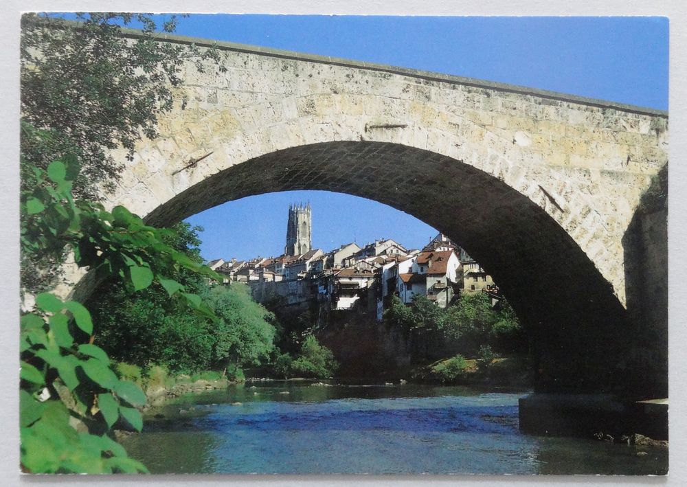 Fribourg et la Sarine, sous le pont du Milieu (Gebraucht) in Fétigny für CHF 1 – mit Lieferung ...