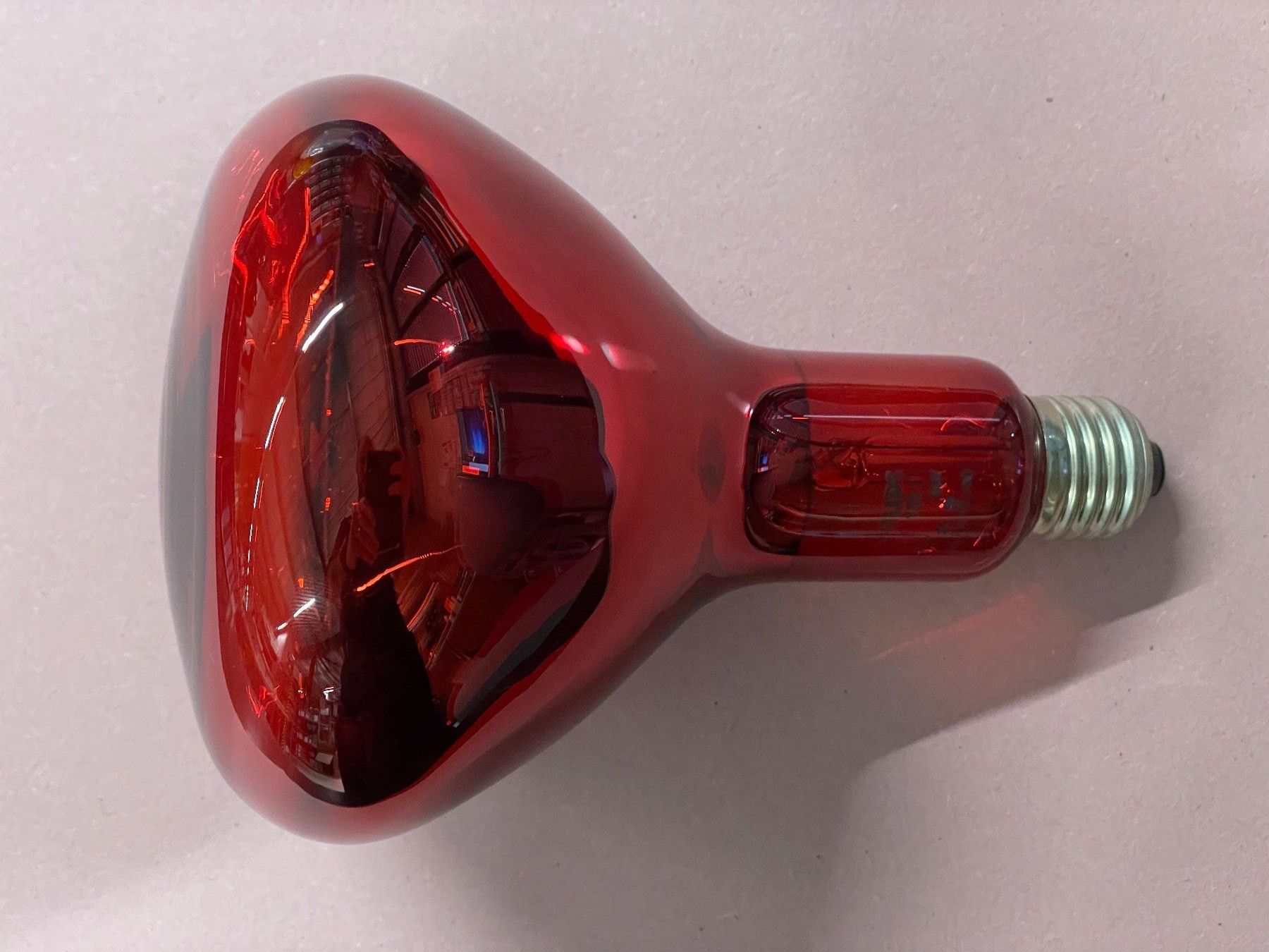 2x Philips Rotlicht Glühbirne IR Rot Licht Brut Wärme Lampe (Gebraucht ...