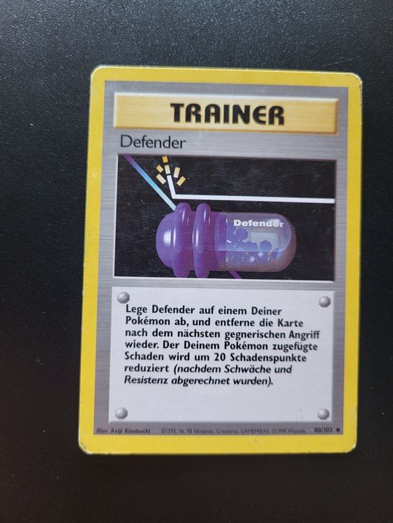 Pokemon Trainer Base set Defender (Gebraucht) in oberbuchsiten für CHF ...