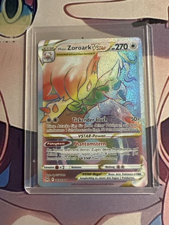 Hisui-Zoroark VSTAR Rainbow Selten! Top Zustand! 50 Zeichen (Neu ...