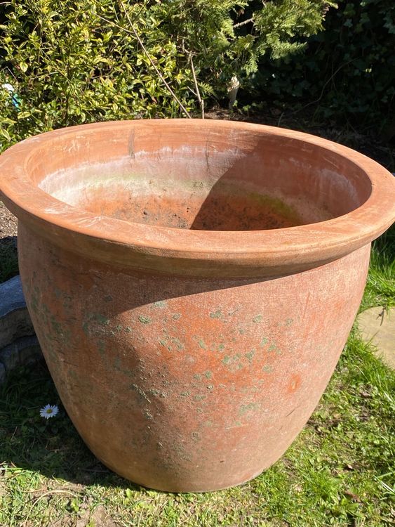 Grosser Tontopf, Pflanztopf 40 cm hoch (Gebraucht) in Rosshäusern für ...