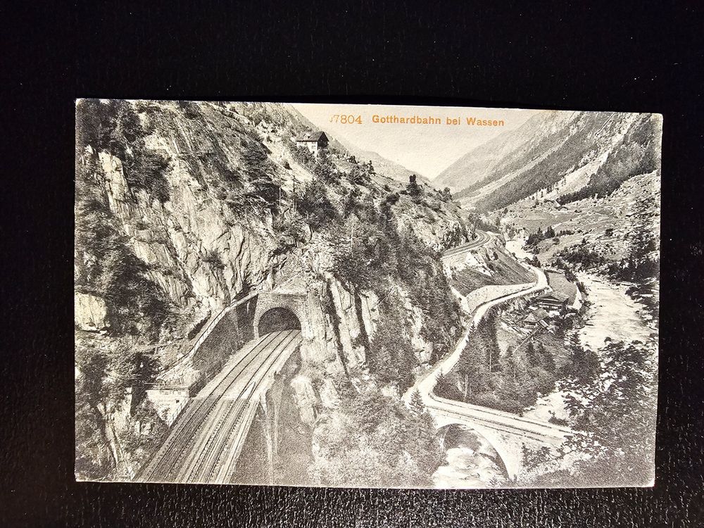 PK Postkarte Gotthardbahn bei Wassen (Gebraucht) in Dallenwil für CHF 5 – mit Lieferung auf ...