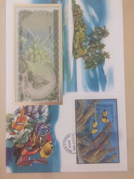 Banknotenbrief Malediven (Neu und originalverpackt) in Muralto für CHF 5.5 – mit Lieferung auf ...