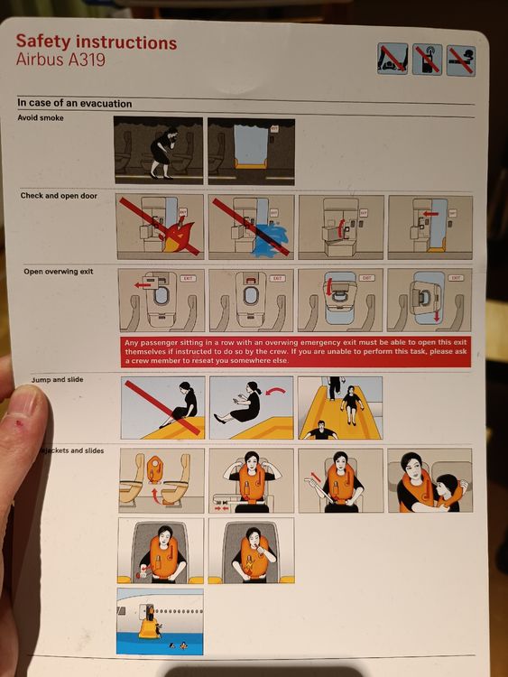Safety Card / Swiss Airbus A 319 | Kaufen auf Ricardo