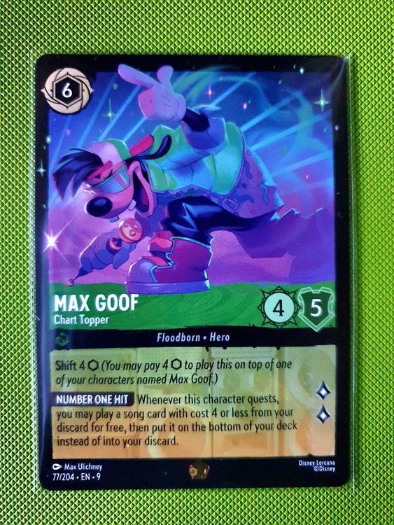 Lorcana Max Goof Chart Topper 77/204 EN (Neu (gemäss Beschreibung)) in ...