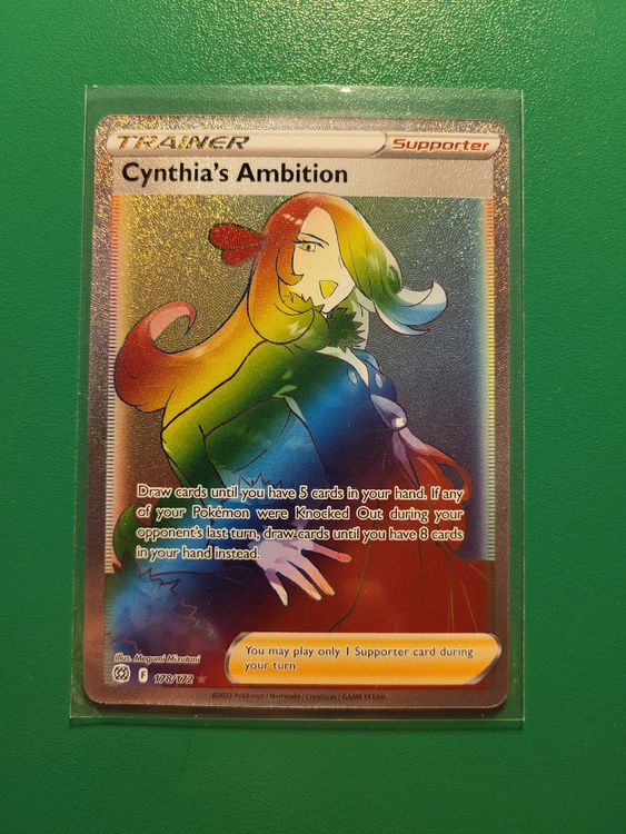Cynthia's Ambition Rainbow Rare Trainerkarte (Gebraucht) in Grindelwald ...