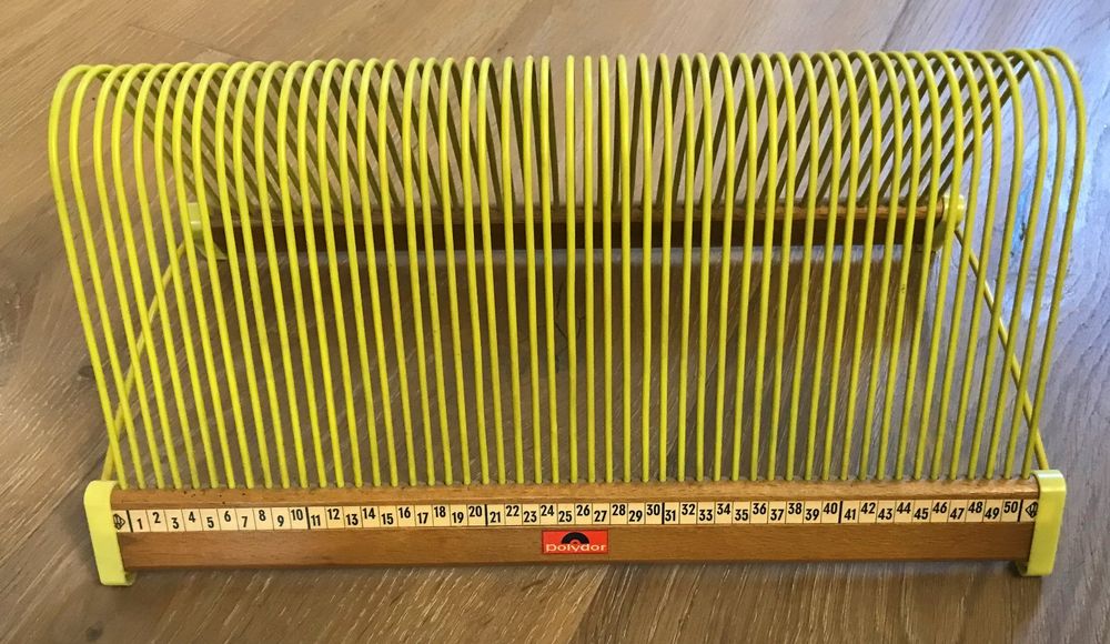 Vinyl Plattenhalter "POLYDOR" Vintage Platten Ständer 60er (Gebraucht ...