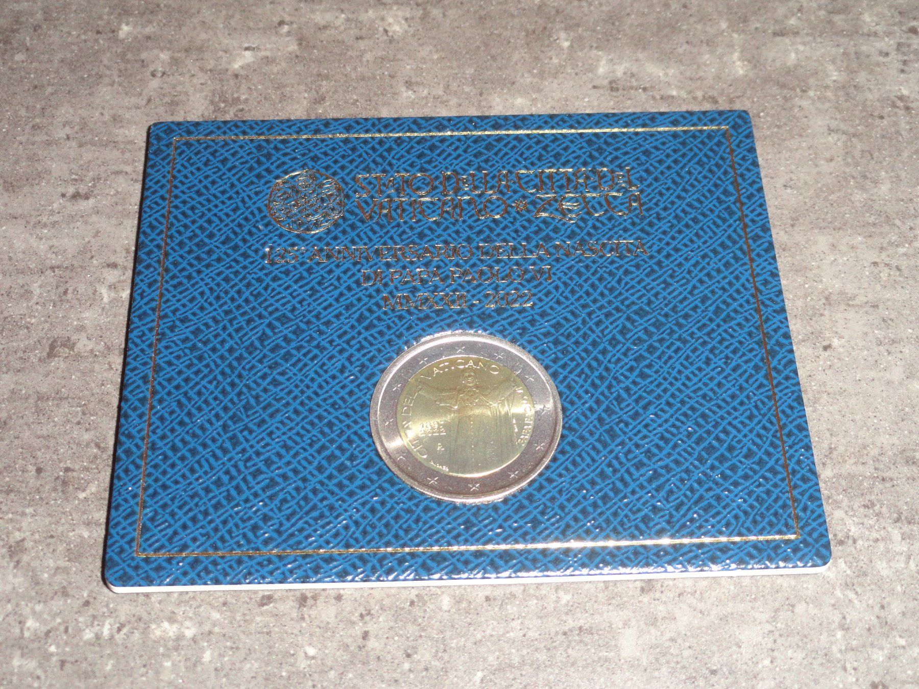 2 Euro Sondermünze PAPST PAUL VI aus dem Vatikan 2022 (Neu (gemäss ...