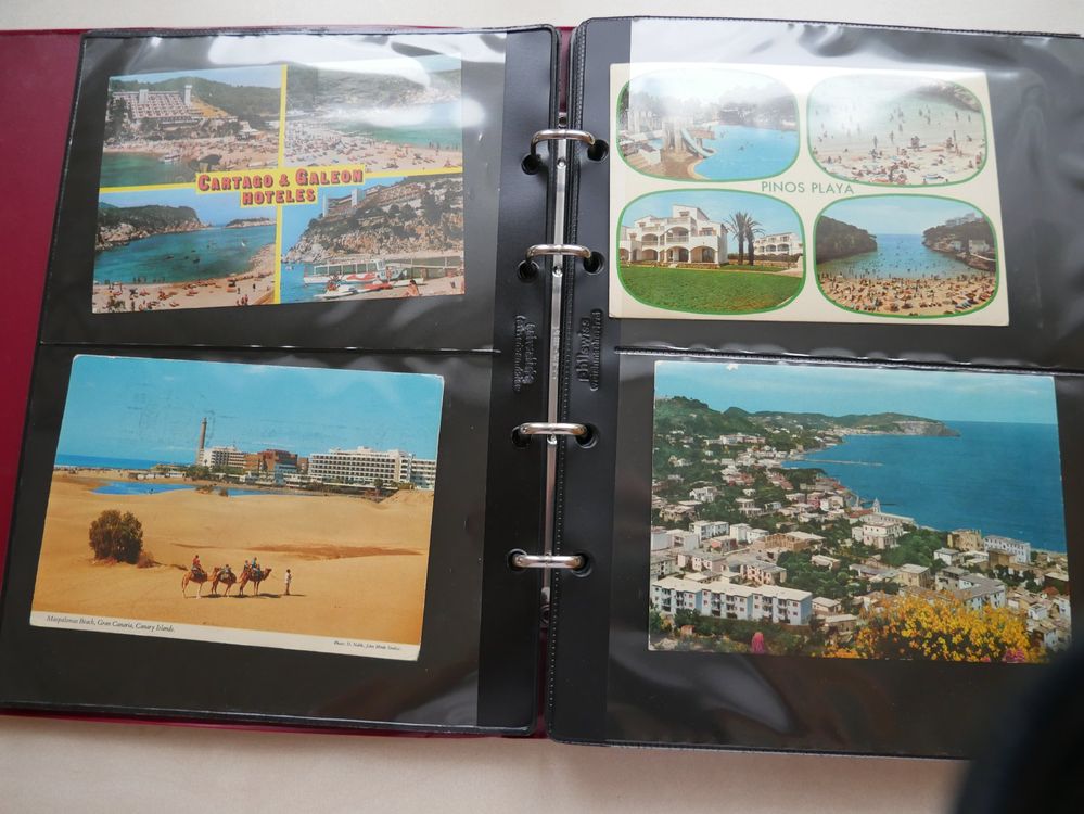 Album mit grossteils sehr alten Ansichtskarten (alle Welt) (Gebraucht ...