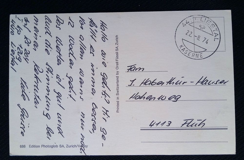 AK Scherzkarte Radfahrer Schweizer Armee 1974 | Kaufen auf Ricardo