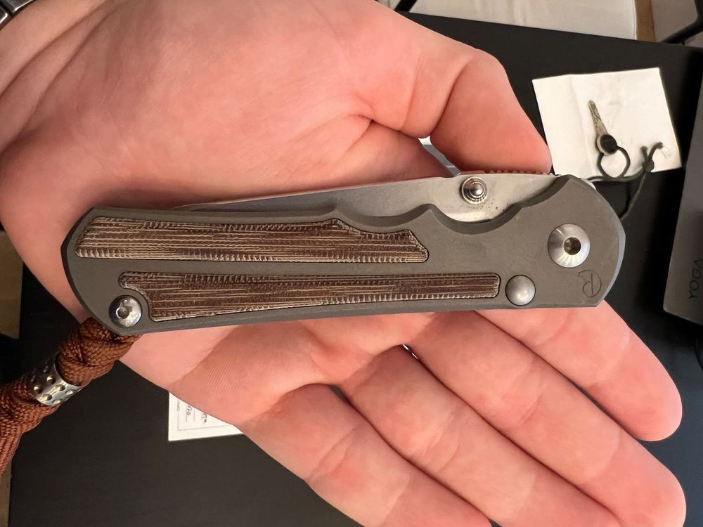 Chris Reeve Inkosi Insingo Large - Natural Canvas Micarta | Kaufen auf ...