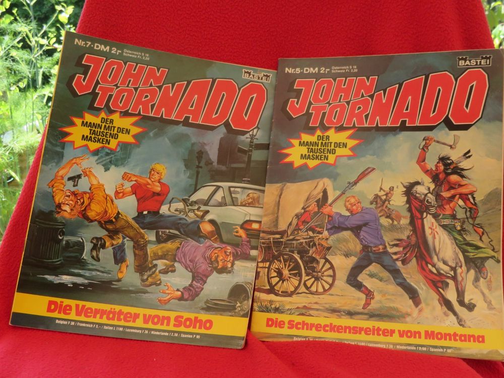 John Tornado Comic-Hefte Nr.5 und Nr.7, Bastei 1979 (Gebraucht) in Rombach für CHF 9 – mit ...