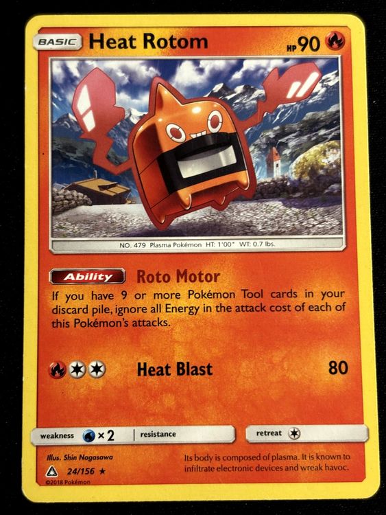 Pokemon Heat Rotom - Ultra-Prism 24/156 - English (D'occasion) à Bern ...