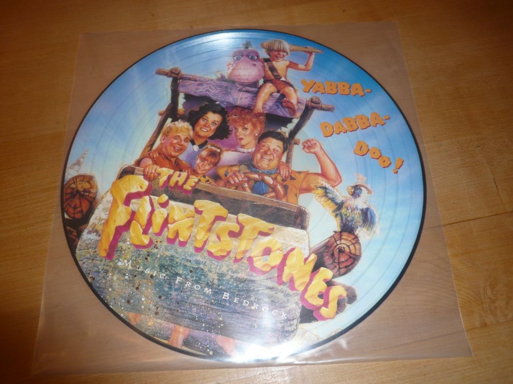 THE FLINTSTONES Music From Bedrock - USA 1994 - PICTURE DISC (Neu und ...