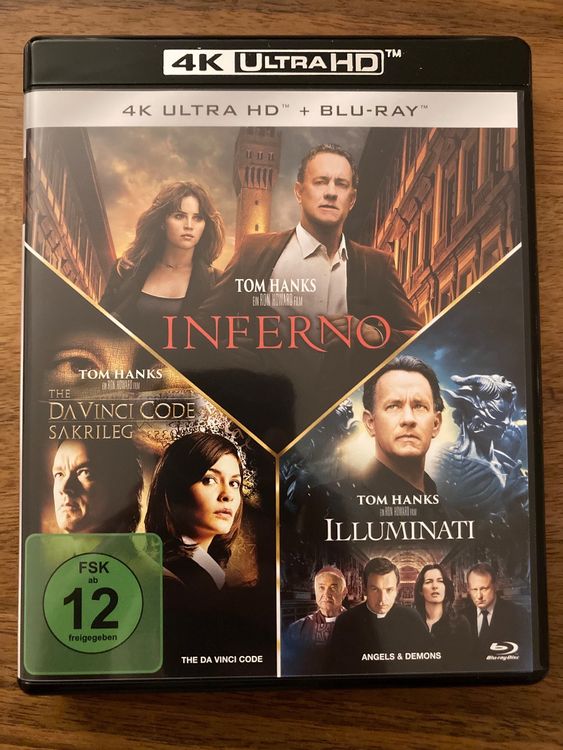 Inferno/Davinci Code/Illuminati 4K UHD + Blu-Ray (Gebraucht) in ...