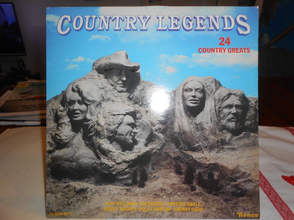LP; Country Legends 1980 (Gebraucht) in Bubikon für CHF 1 – mit ...