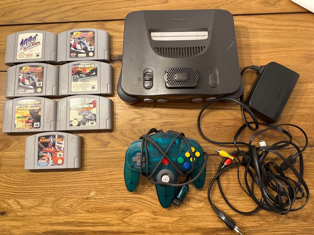 Nintendo 64 Set / 7 Games 1 Controller (Gebraucht) in für CHF 90 – mit ...
