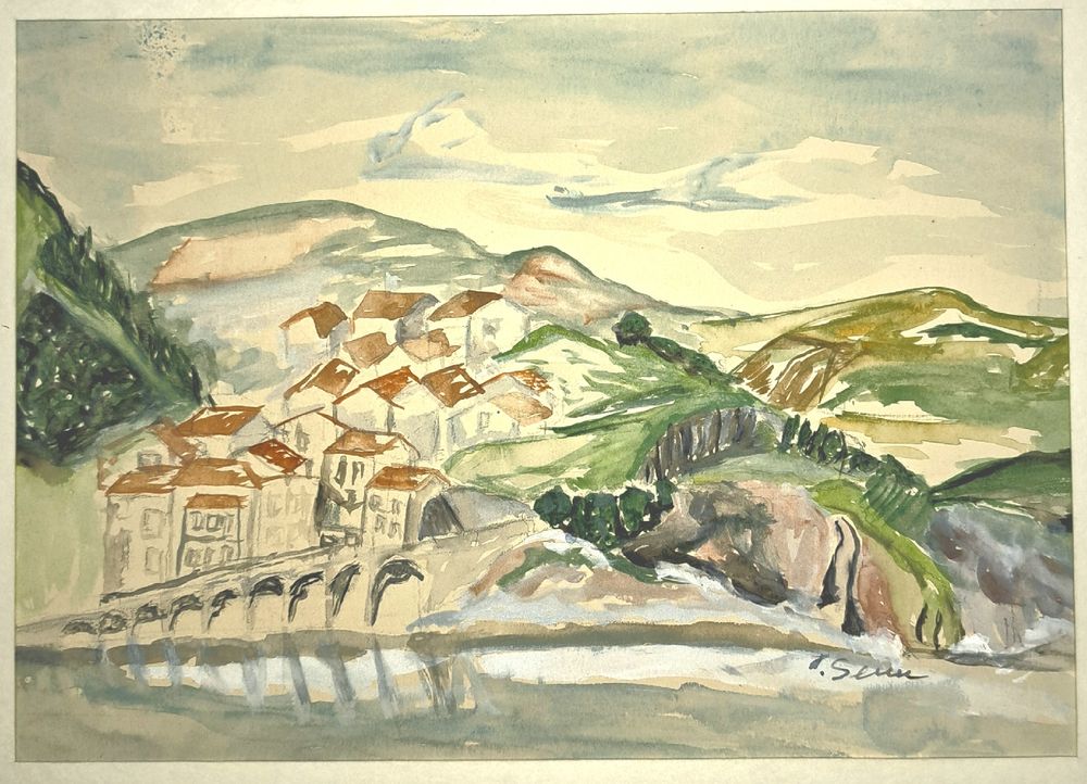 Aquarell von B.Senn signiert (Gebraucht) in Oberdorf NW für CHF 20 – mit Lieferung auf Ricardo ...