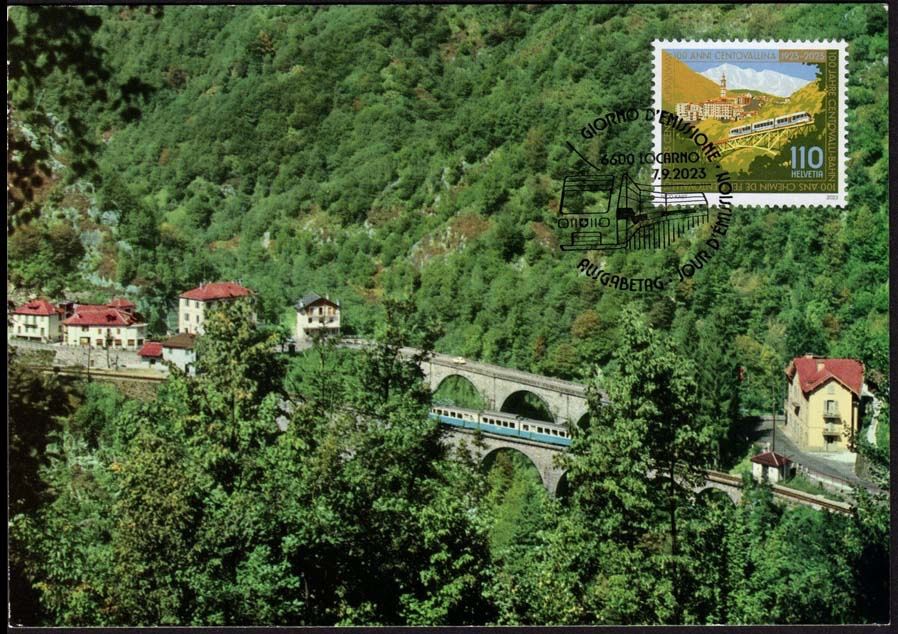 Maximumkarte 100 Jahre Centovalli - Bahn Jubiläum (Neu (gemäss Beschreibung)) in Dottikon für ...