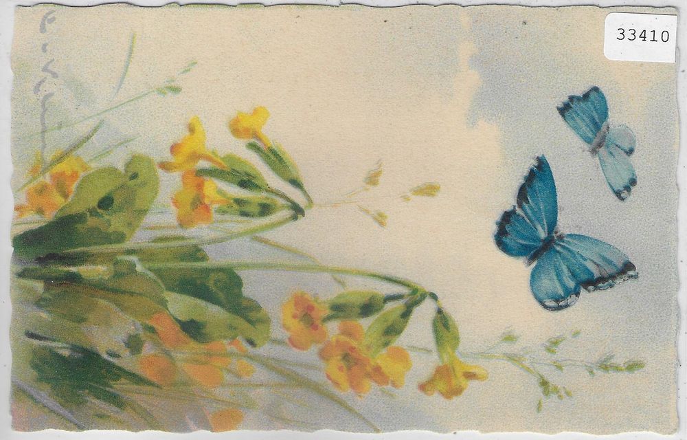 Catharina Klein - Blumenwiese mit Schmetterlingen (Gebraucht) in Ettingen für CHF 2 – mit ...