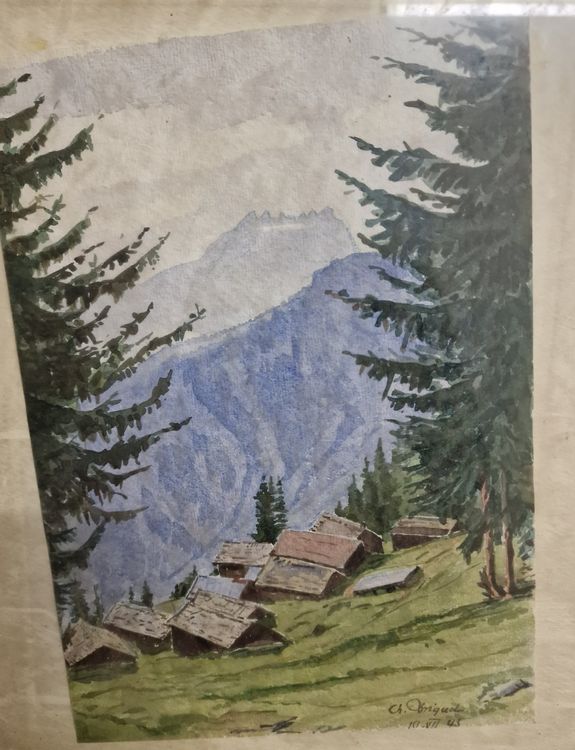 Aquarell signiert | Kaufen auf Ricardo