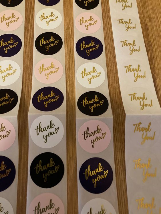 Thank you Sticker, Danke Sticker 60 Stück | Kaufen auf Ricardo