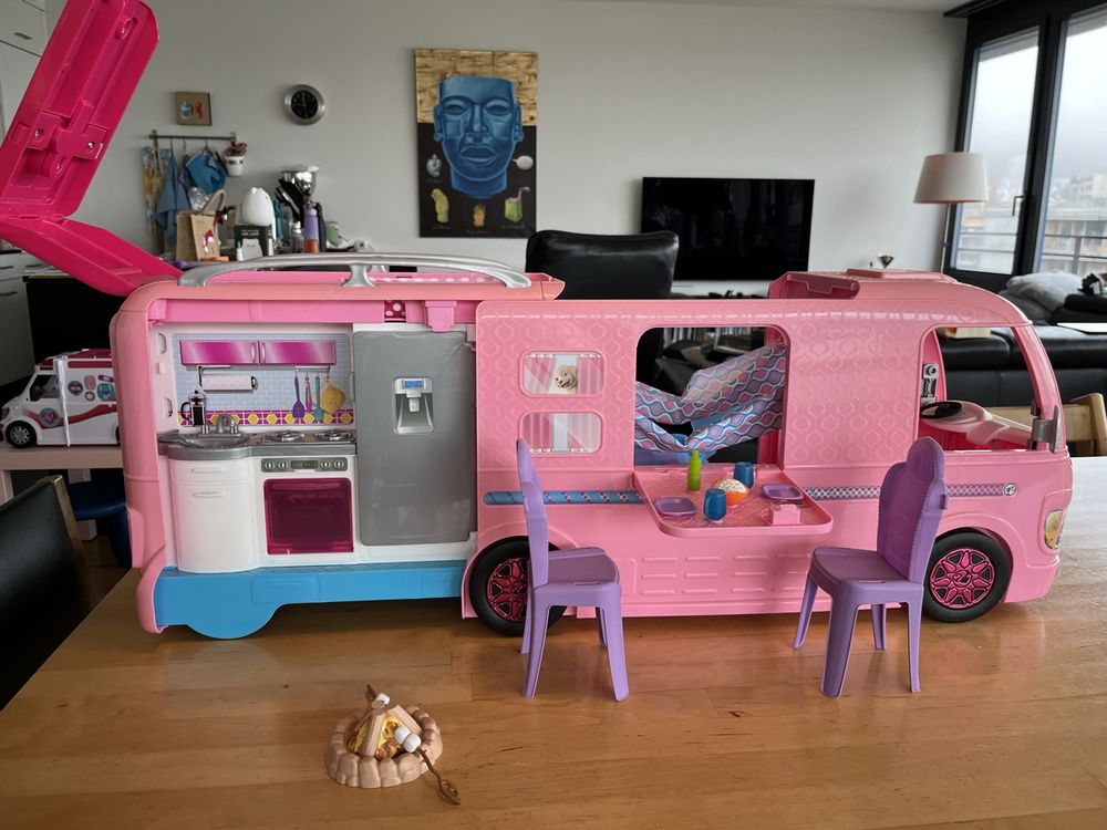Barbie Camper Bus | Kaufen auf Ricardo
