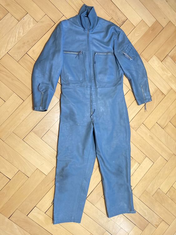 Vintage 50s LuftWaffe Leather Overall German Army Sz 50 (Gebraucht) in ...