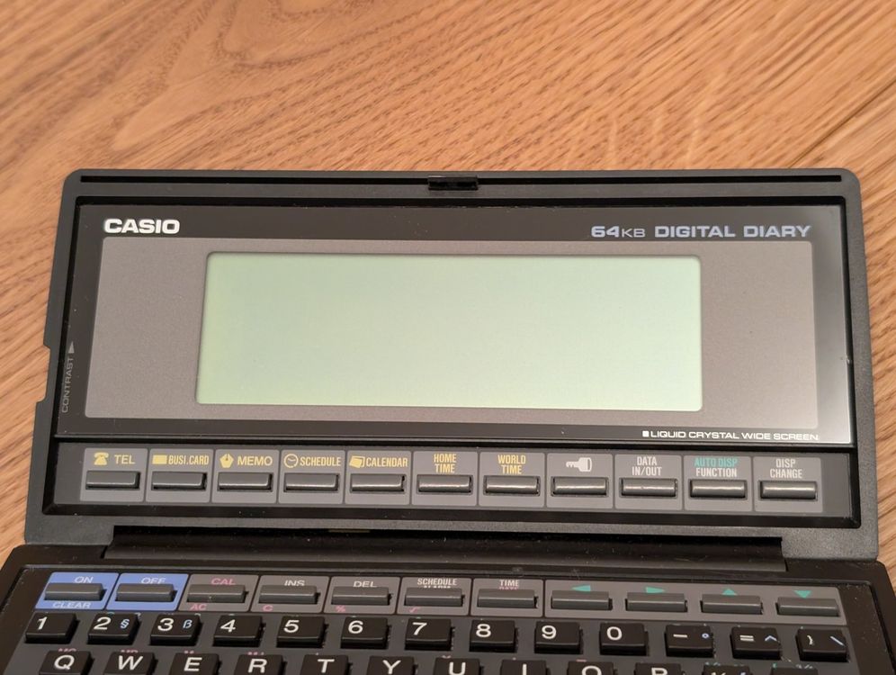 Casio SF-8000 Digital Diary 64KB – Vintage & Ungetestet (Defekt) in ...