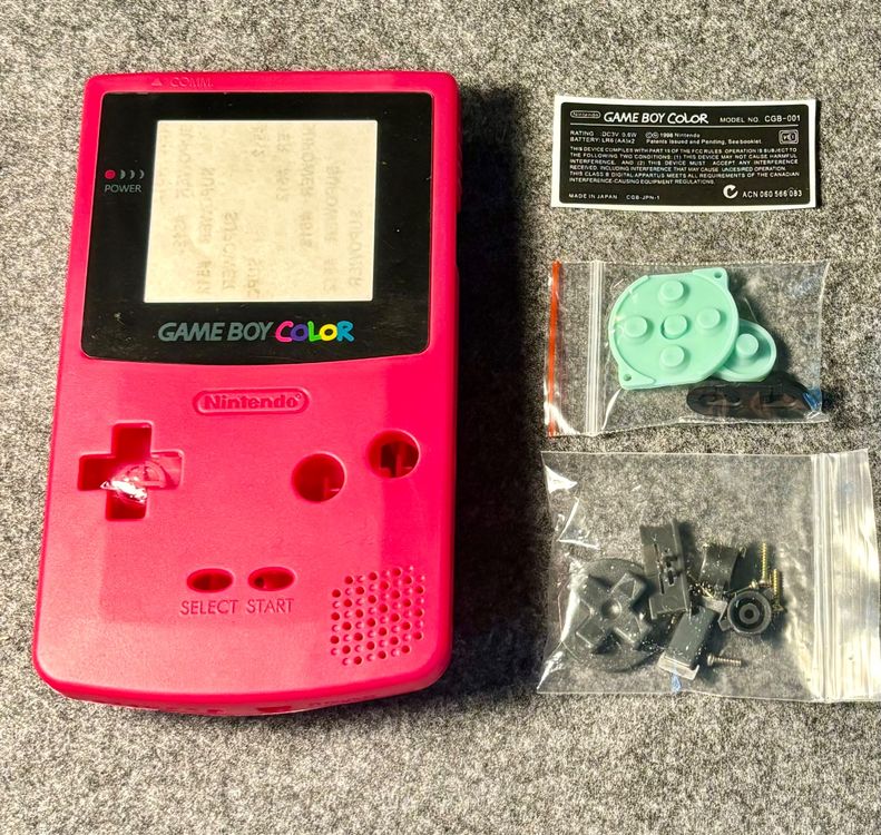 Gameboy Color Rot Gehäuse / 1# (Neu und originalverpackt) in Mollis für ...