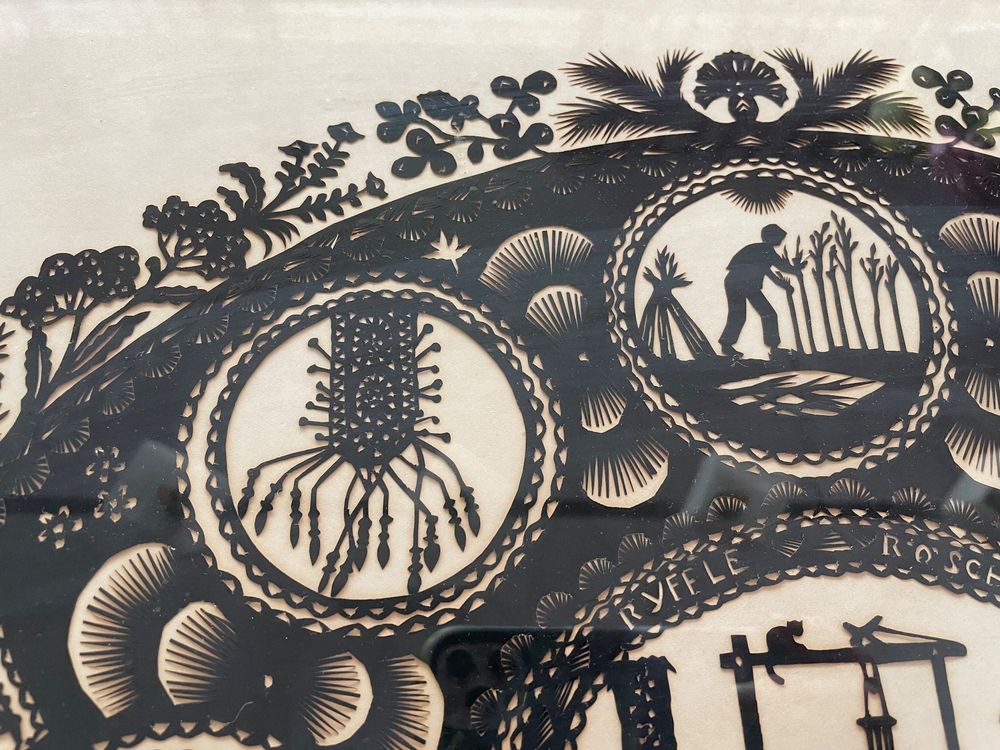 Scherenschnitt Handwerkbild CH - Heidi Widmer 1983 (Gebraucht) in Aarau Rohr für CHF 400 – mit ...